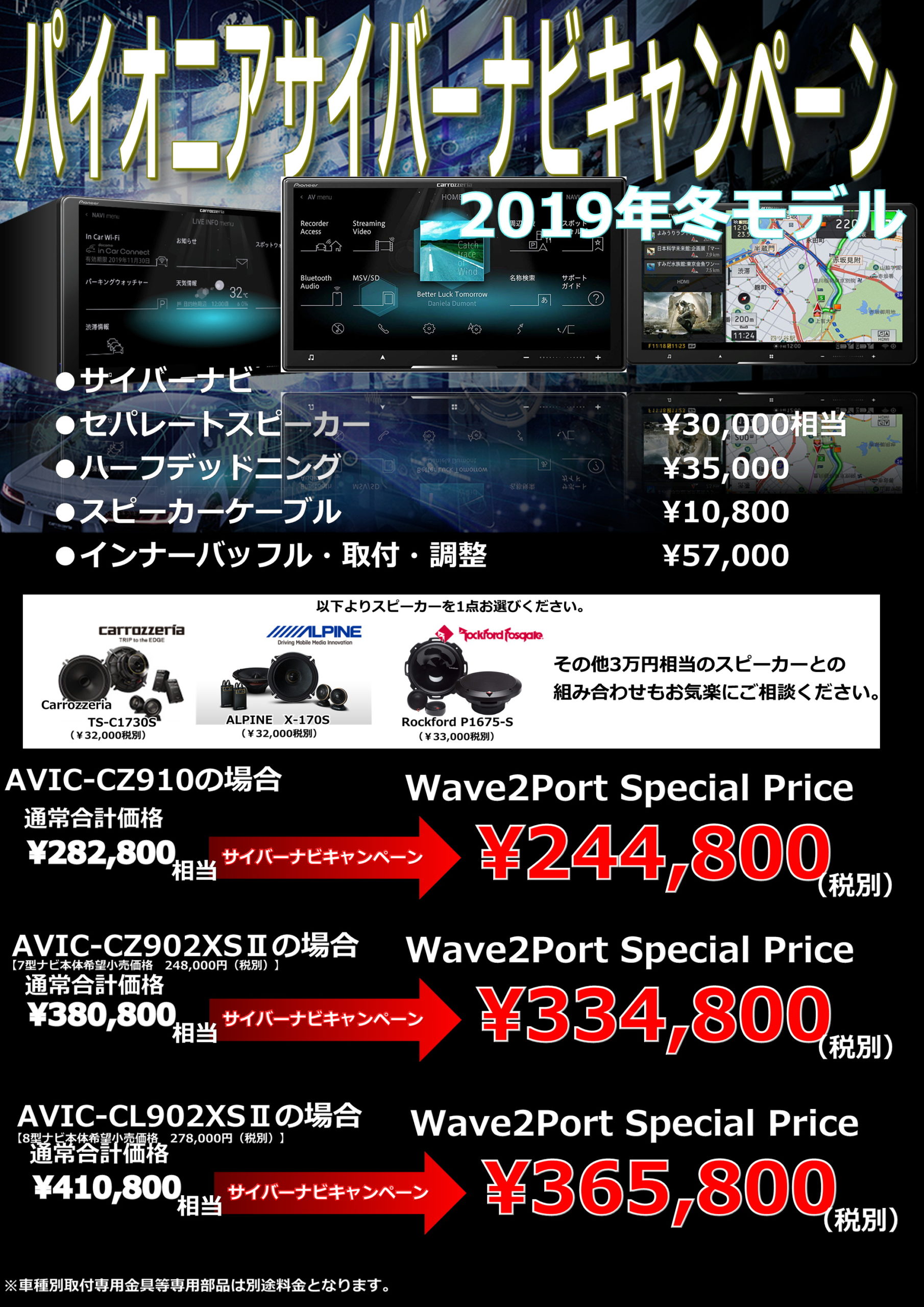 サイバーナビキャンペーン - wave2port